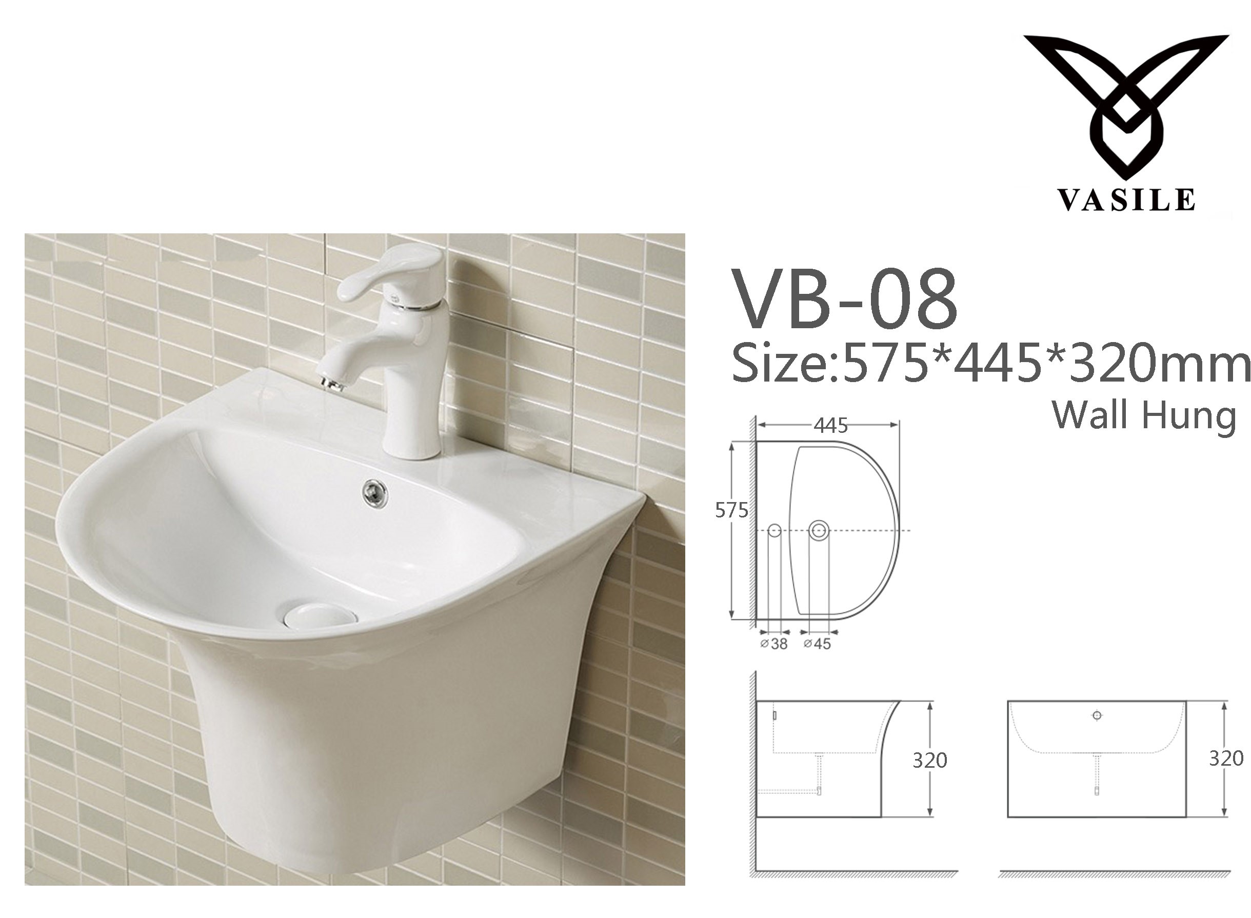 WALL HUNG BASIN – Tapz & Coffee